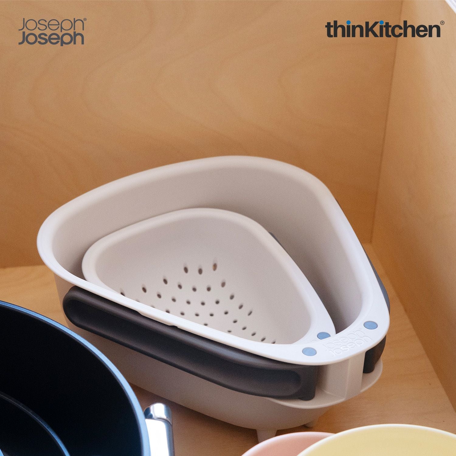 Joseph Joseph Droplet Large Plastic Folding Colander – thinKitchen