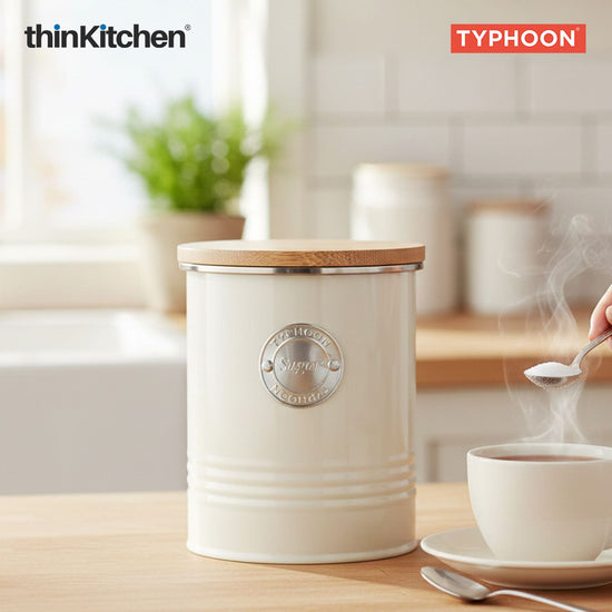 Typhoon Living Premium Sugar Storage Canister - Cream, 1 Litre|Airtigh ...