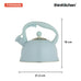 Buy Typhoon Light Blue Stove Top Kettle 1 8 Ltr Online at thinKitchen