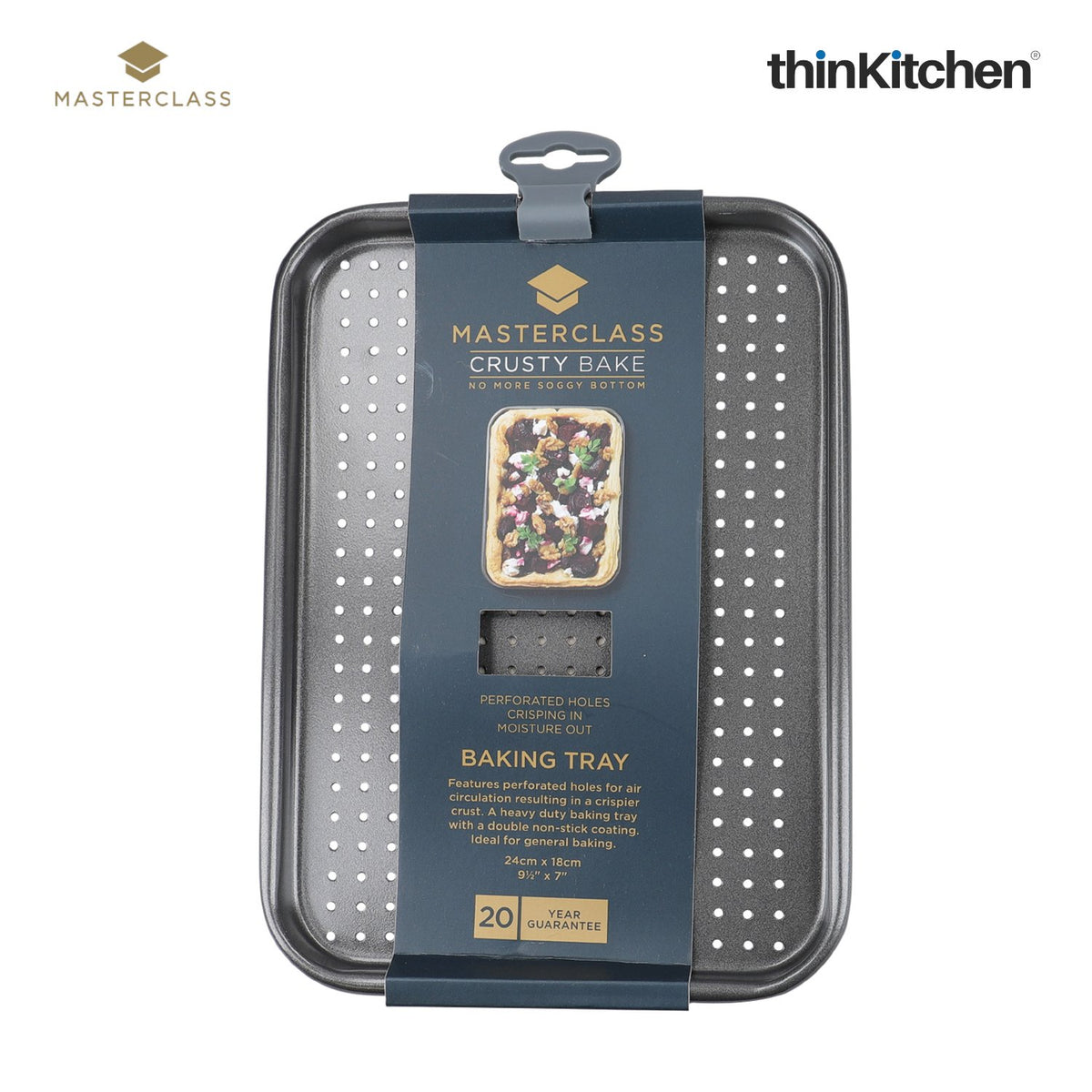 MasterClass Crusty Bake Non-Stick Baking Tray | thinKitchen