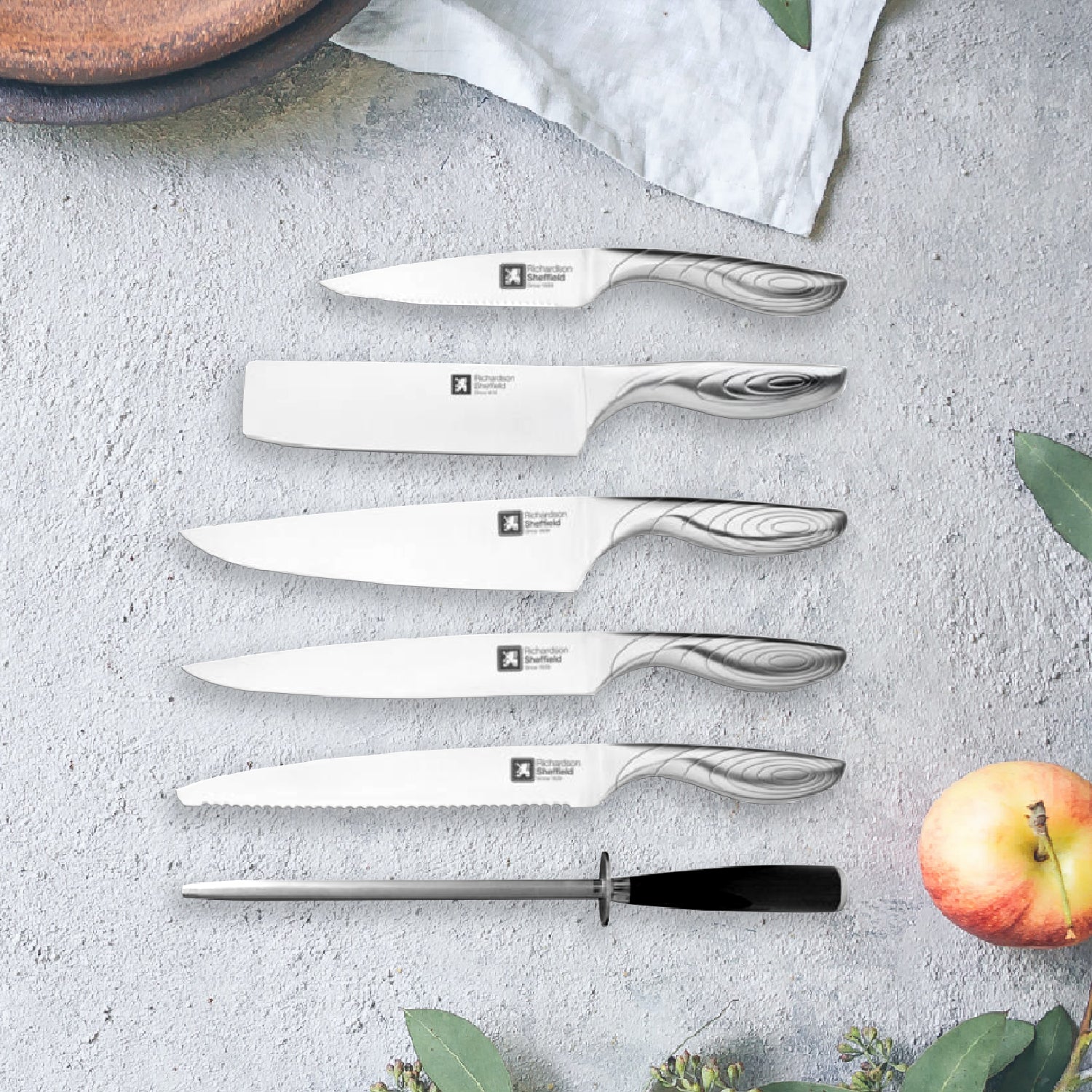 Buy Richardson Sheffield Forme Contours 6 Pc Knife Set Online at ...